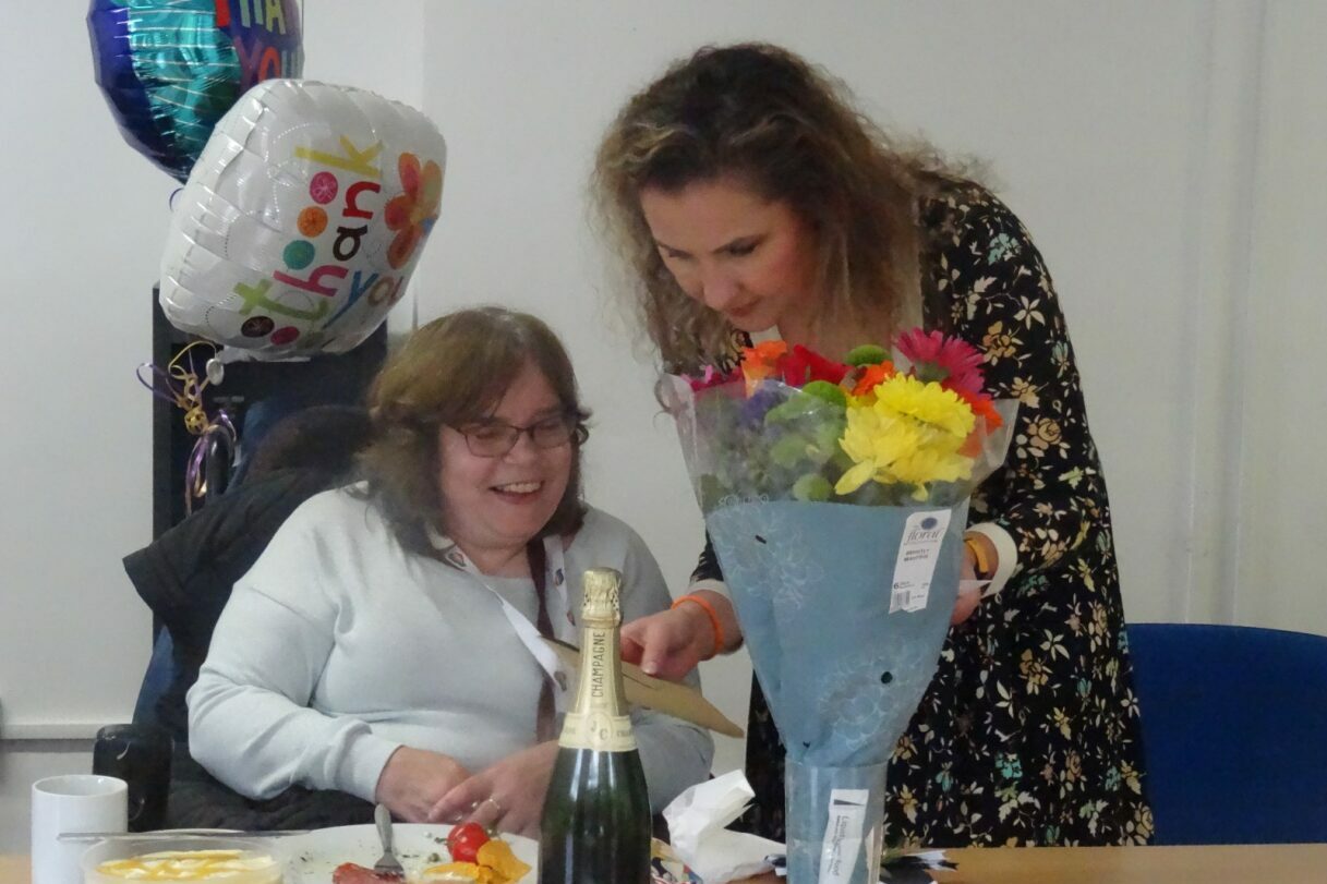 Angie's Farewell Lunch - Surrey Coalition of Disabled People